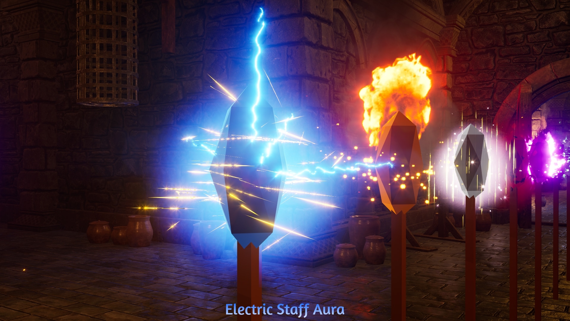 Magical Staff Auras VFX Pack - Unreal Engine Asset
